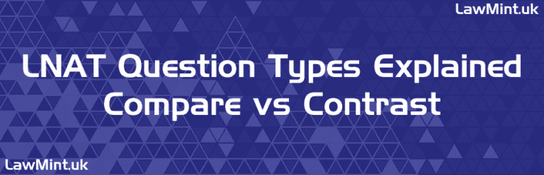 Compare vs Contrast - LNAT 2026 Question Types Explained - LawMint.uk